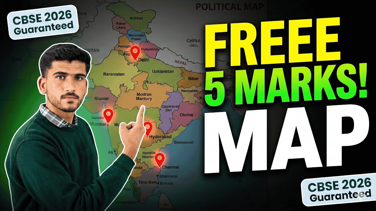 Class 10 CBSE 2026 Complete Map Work in 1 Video | History & Geography ...