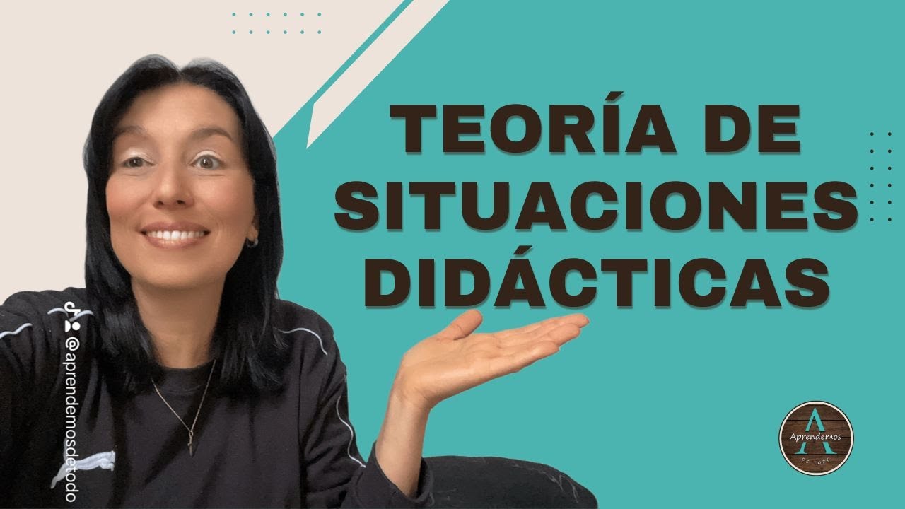TEORÍA DE LAS SITUACIONES DIDÁCTICAS de Guy Brousseau - YouTube