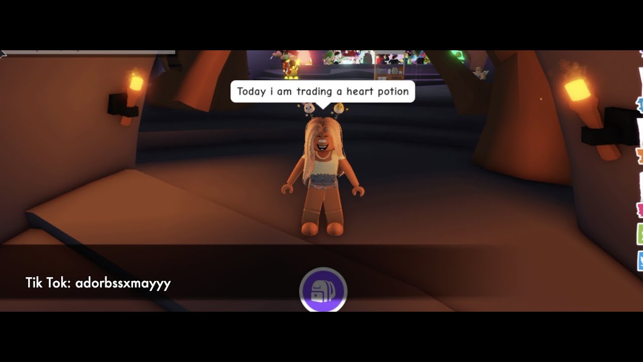 Trading 2019 Heart Potion in Rich Server Adopt Me Roblox .. includes ...