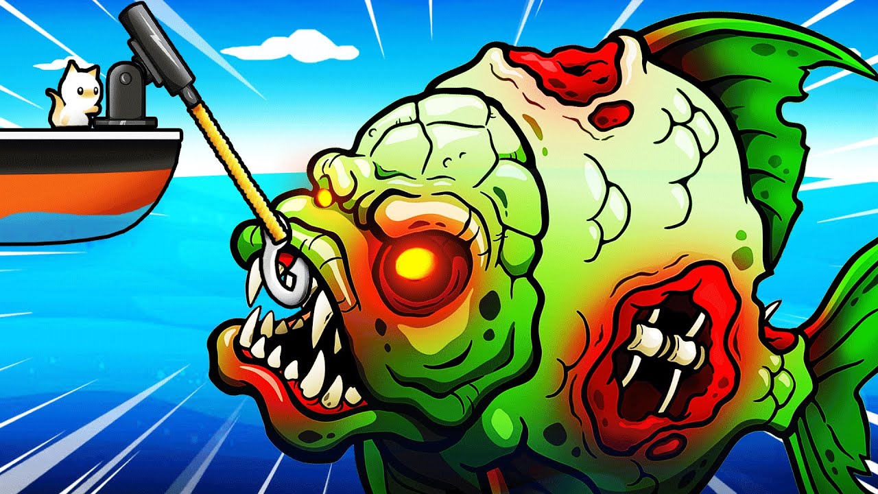 Catching The SECRET ZOMBIE FISH (Cat Goes Fishing) - YouTube