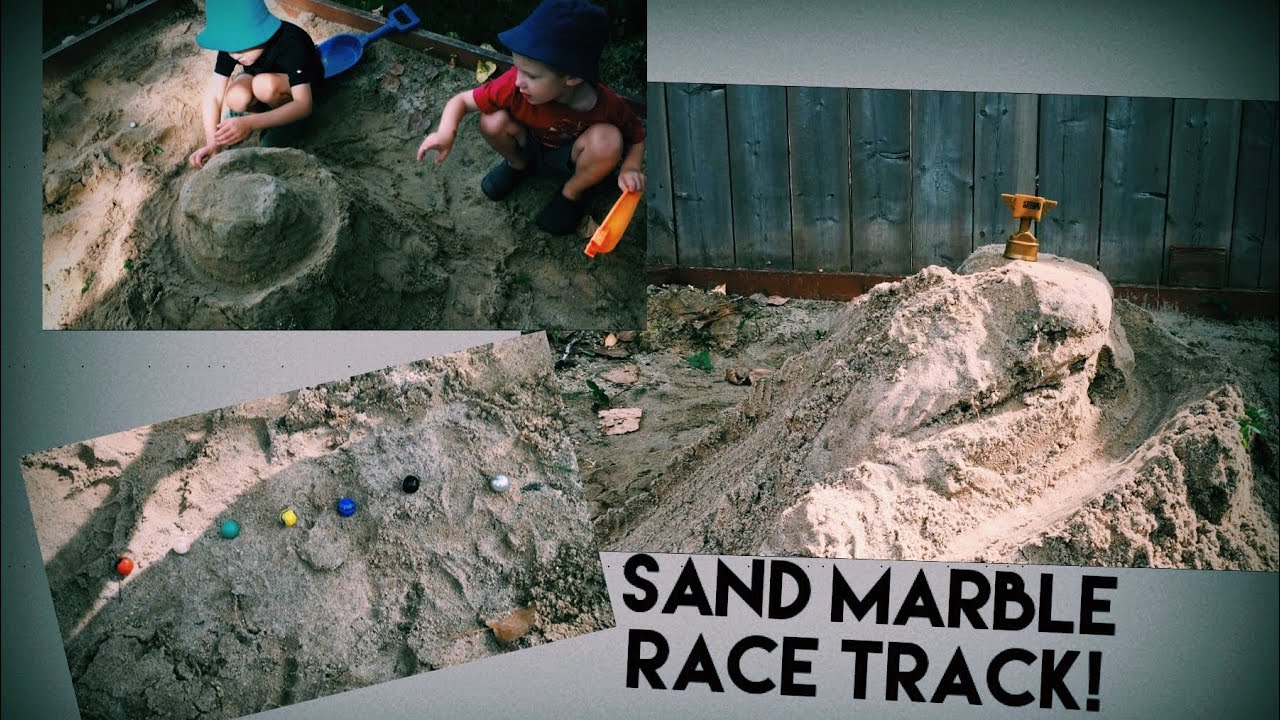 Sand Marble Race Track! Harmony Road - YouTube
