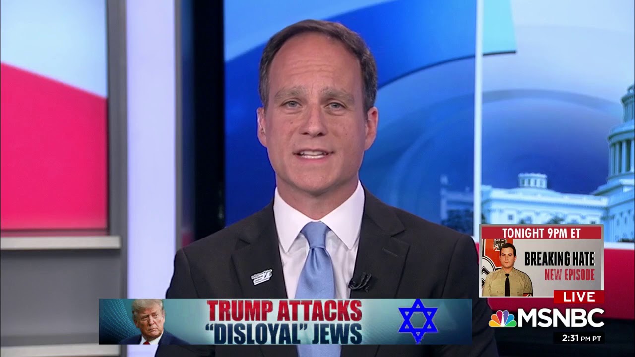 Rabbi Jonah Pesner discusses President Trump's rhetoric on MSNBC - YouTube