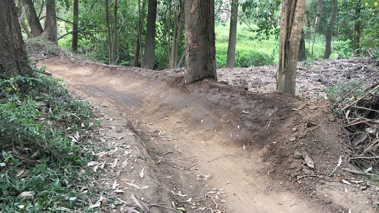 Rebuilding Berm | Trail Riding - YouTube