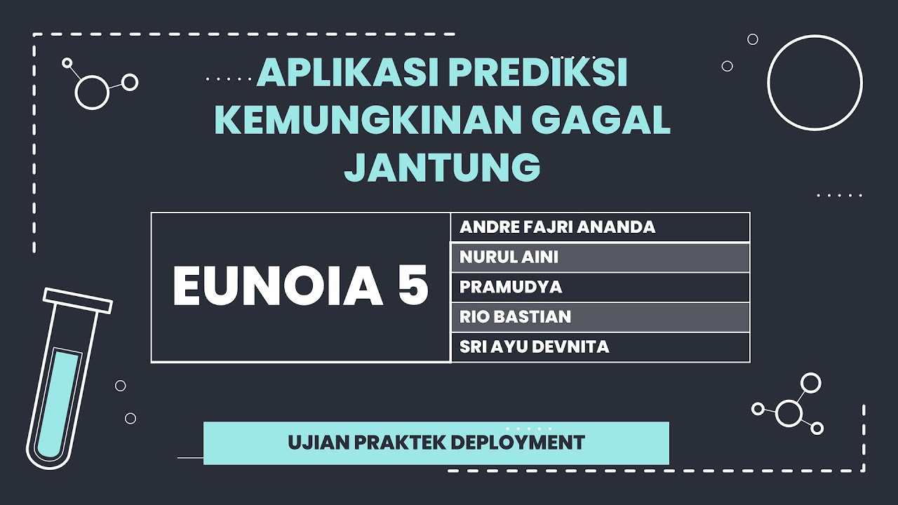 Heart Disease Prediction using Decision Tree | Ujian Praktik Deployment | Eunoia 5 | AI Mastery ...