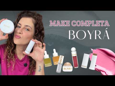 Maquiagem completa com produtos naturais - Boyrá