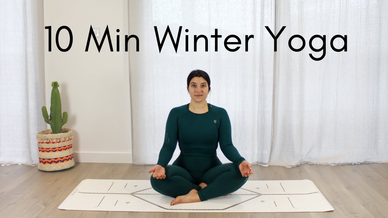 10 min Winter Flow - Yoga for Cold and Dark Days - YouTube