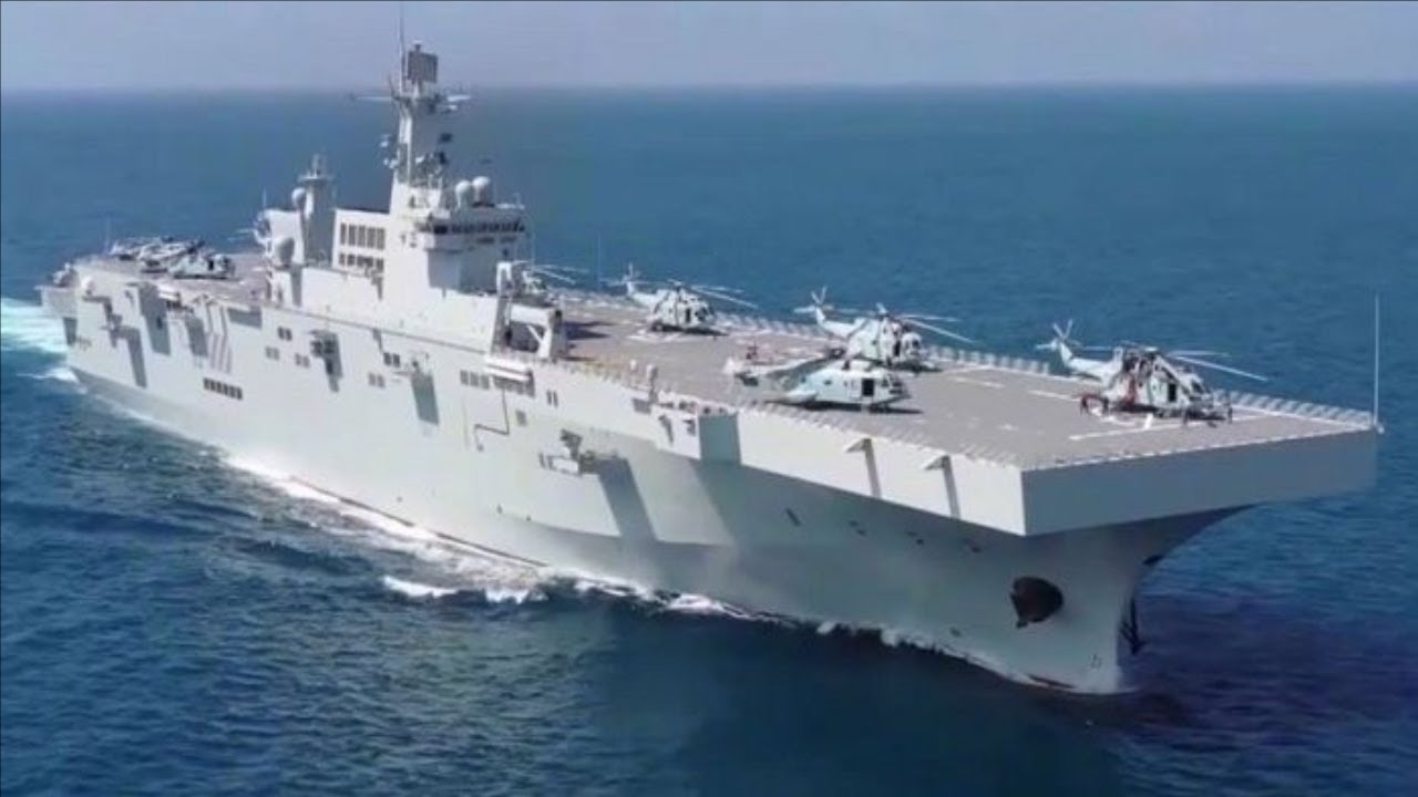 China’s 3rd Type 075 LHD Anhui 33 Commissioned With PLAN - YouTube