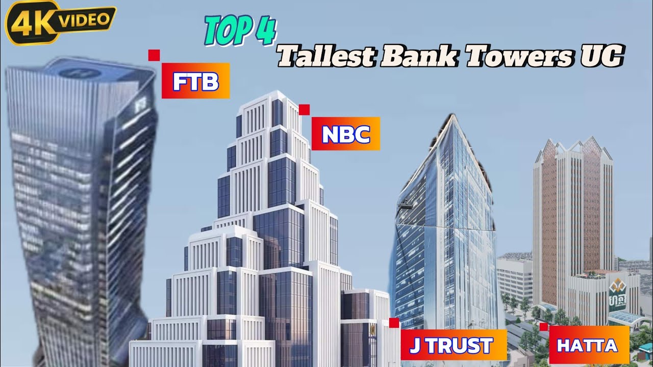 Top 4 Tallest Bank Towers in Phnom Penh UNDER CONSTRUCTION in 2024 [NEW ...