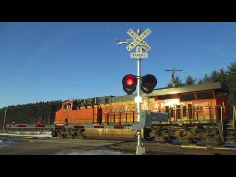 BNSF 6812 West X Train (2-9-2018) - YouTube