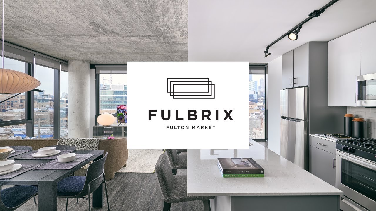 A West Loop 3-bedroom model Plan 3A at the new Fulbrix Fulton Market ...