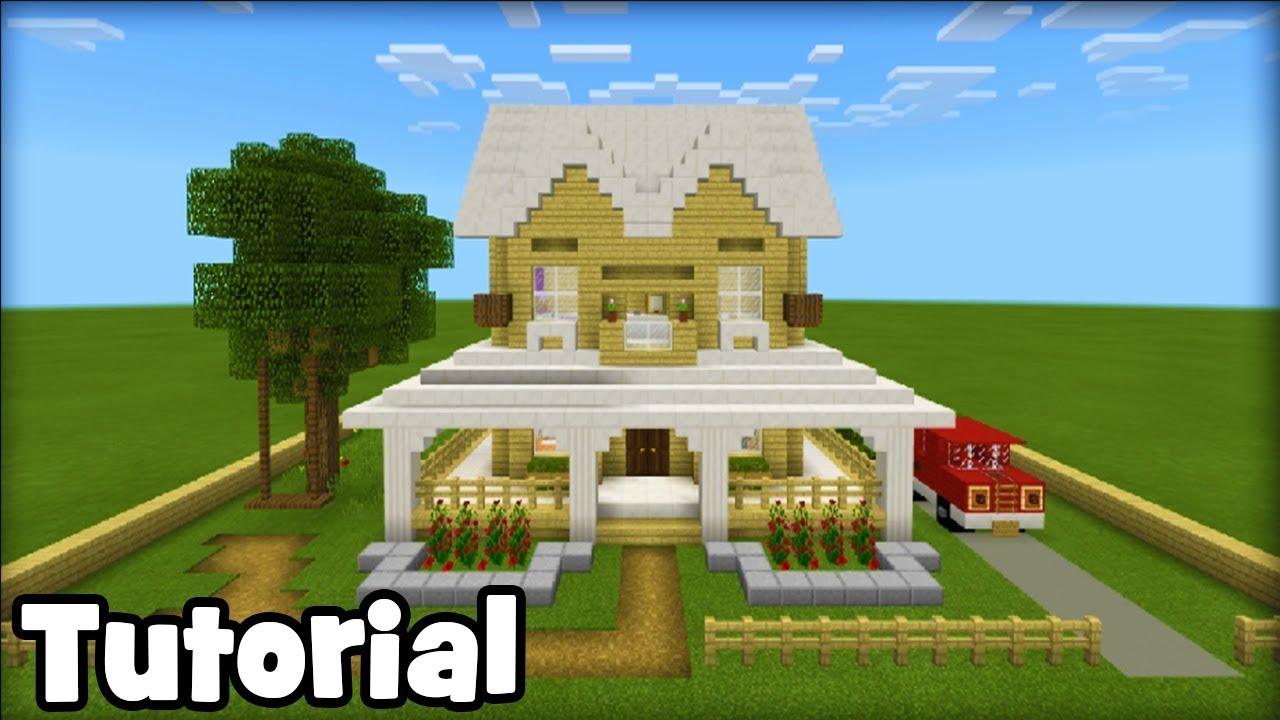 Minecraft Tutorial: How To Make A Suburban House #16 - YouTube
