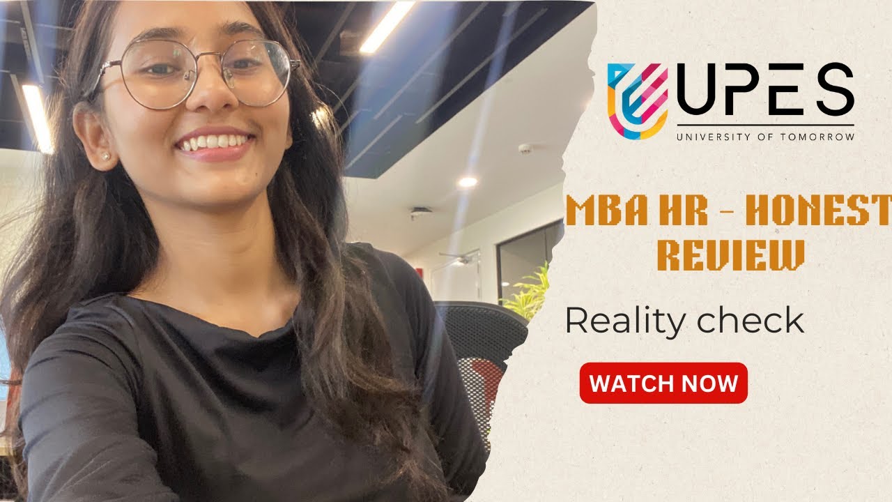 UPES MBA HR Review | Placements, Scope & Reality| - YouTube