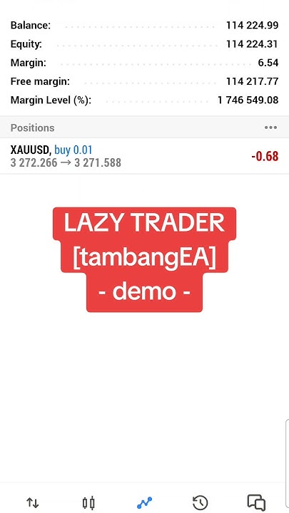 LAZY TRADER [tambangEA] #forex #lazytrader #lazy #trader #metatrader #mt4 #mt5 #tambangea - YouTube