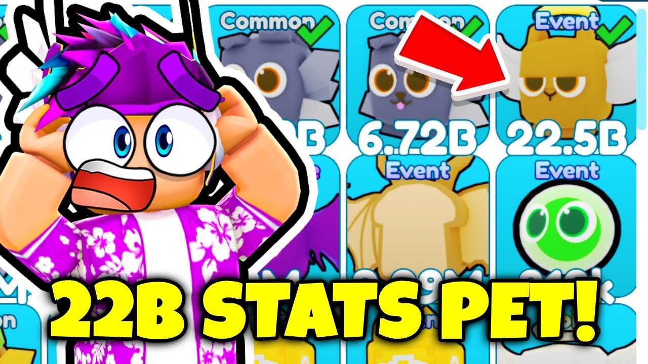 This EVENT PET Does 22B Stats In Lucky Block Legends! (roblox) - YouTube
