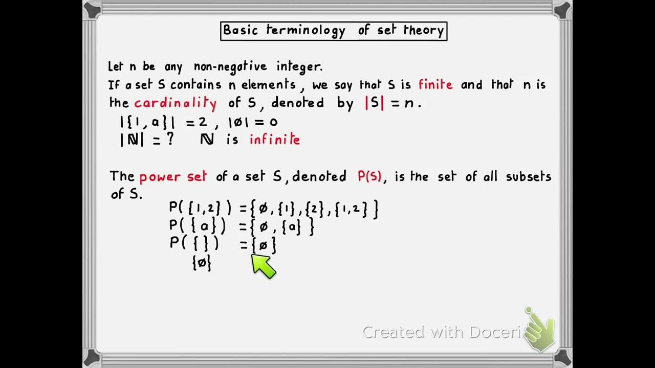 Discrete Structures [Lecture 13 / Segment 2] - Intro to set theory- Part 2/10 - YouTube