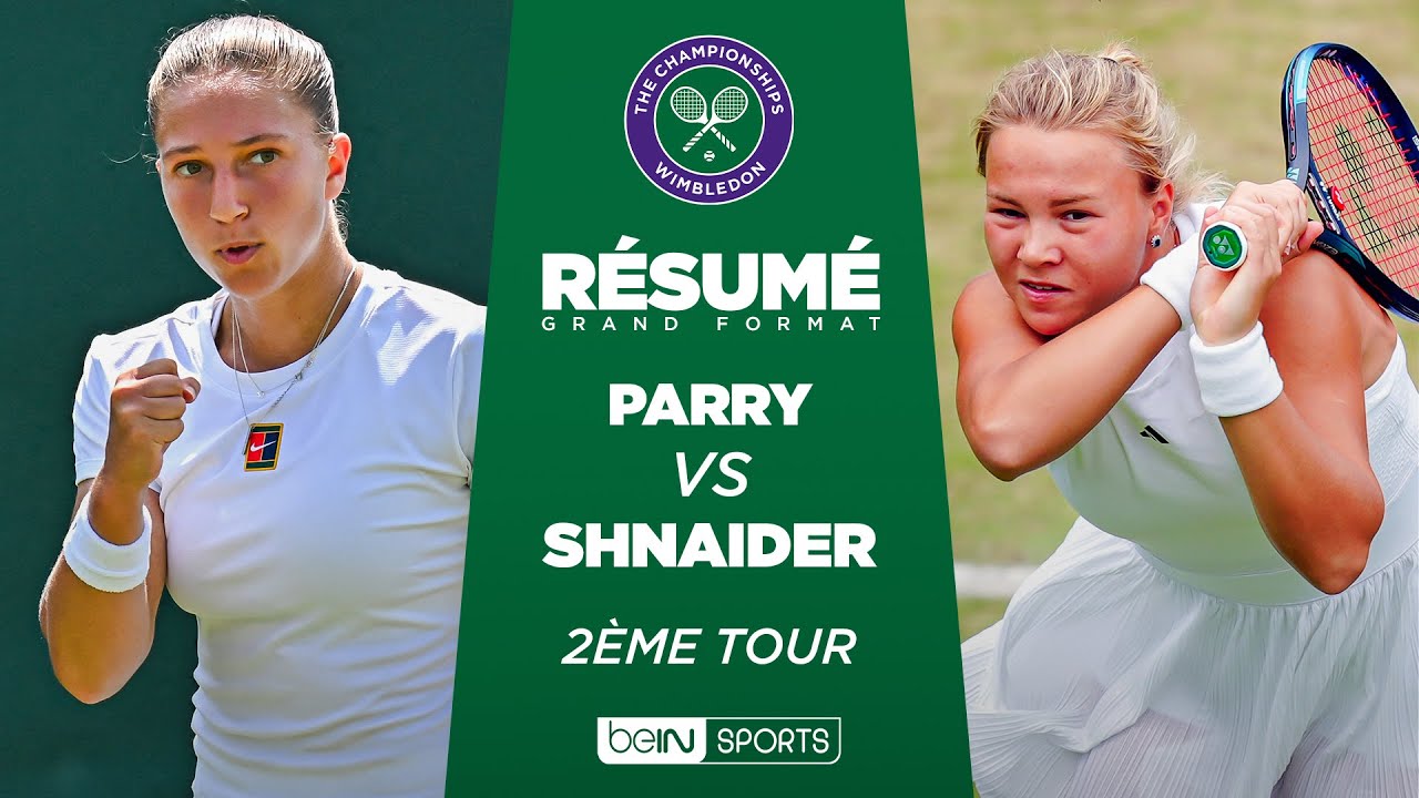 WIMBLEDON : Diane PARRY vs Diana SHNAIDER | 2e tour - YouTube