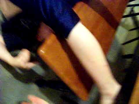 Nathan Stuck Under Table!