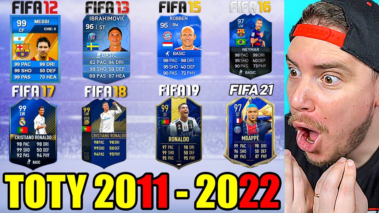 TUTTI i TOTY da FIFA 11 a FIFA 22 - YouTube