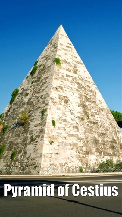 Roman Pyramids: The Meta Romuli & Pyramid of Caius Cestius #historicaltidbits - YouTube