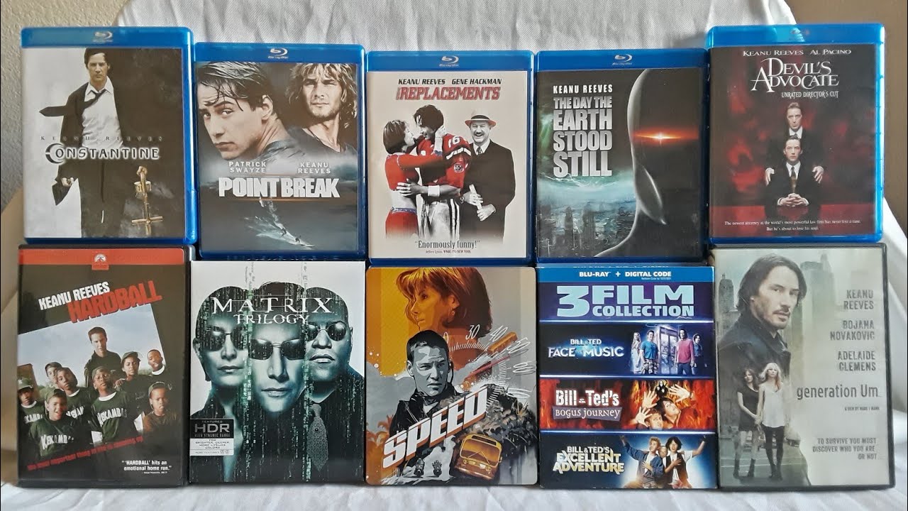 Unboxing Keanu Reeves Movie Collection - YouTube