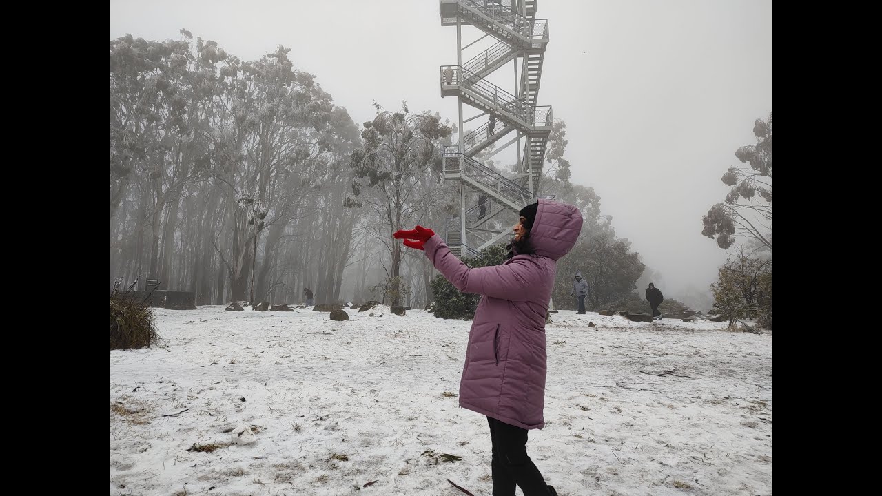 Mount Donna Buang Snow trip - YouTube
