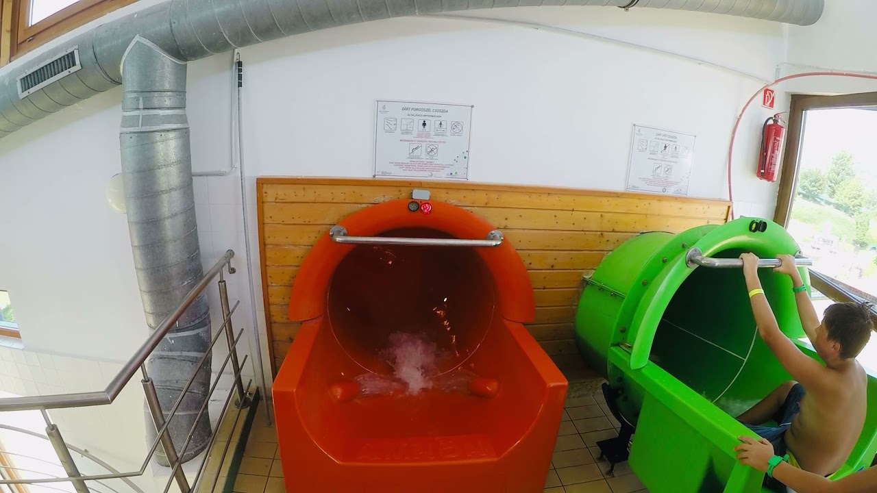 Cyclone Water Slide in Annagora Aquapark. - YouTube