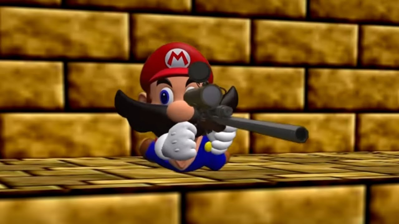 MARIO SHOOTS A KID!!! - YouTube