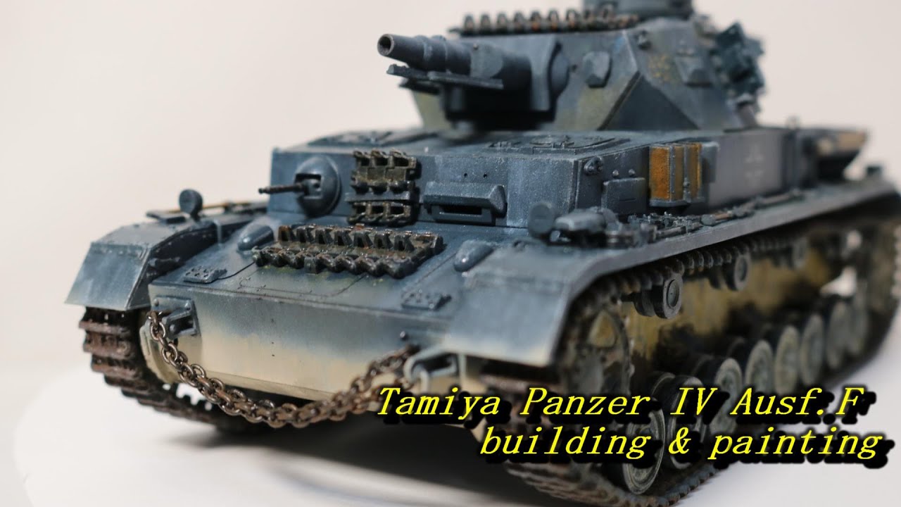 Tamiya Panzer IV Ausf.F building and painting ( English Sub ) - YouTube