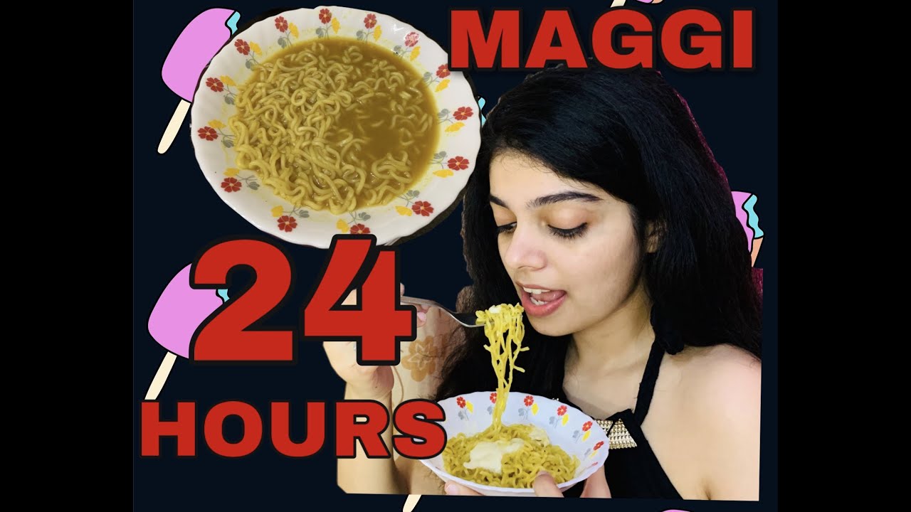 I ATE MAGGI FOR 24 HOURS | MERI WALI MAGGI RECIPE | BOOK & BHOOK - YouTube