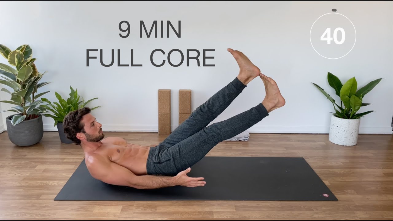 9 Min Full Core - Home Workout - YouTube