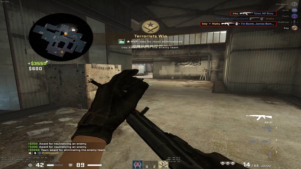 Cache checkers wallbang in a 1v1 - YouTube