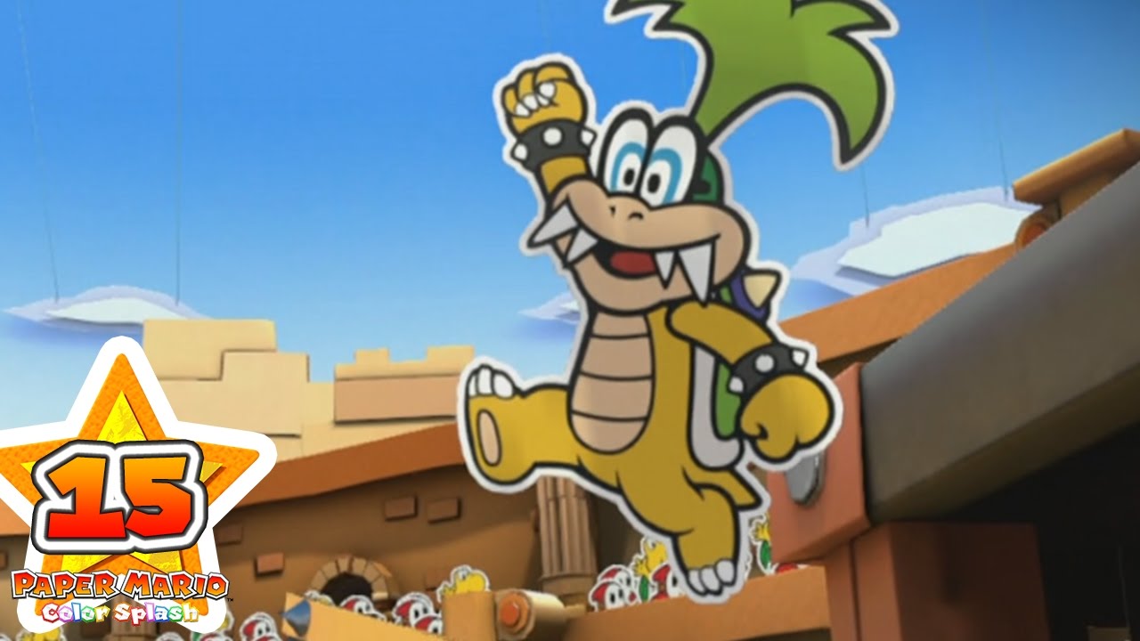 PAPER MARIO COLOR SPLASH FR #15 - Le char d'IGGY ! - YouTube