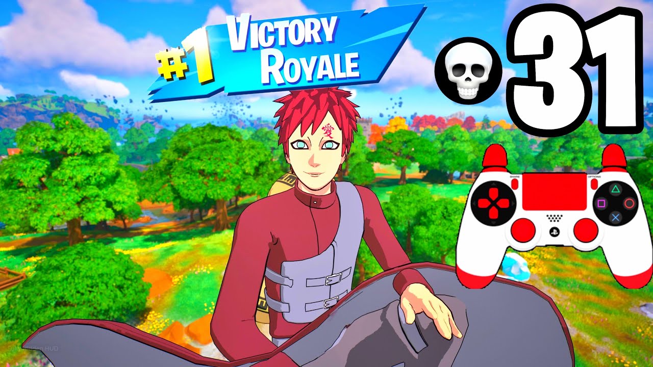 31 Elimination Solo Squads Gaara Skin Gameplay "Zero Build" Win ...