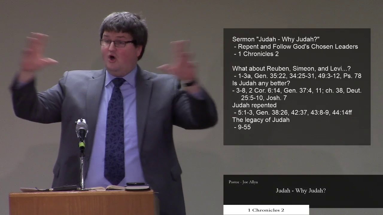 Judah - why Judah? (1 Chronicles 2) - YouTube