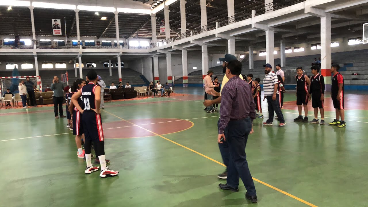 Police DAV school Basketball Match - YouTube