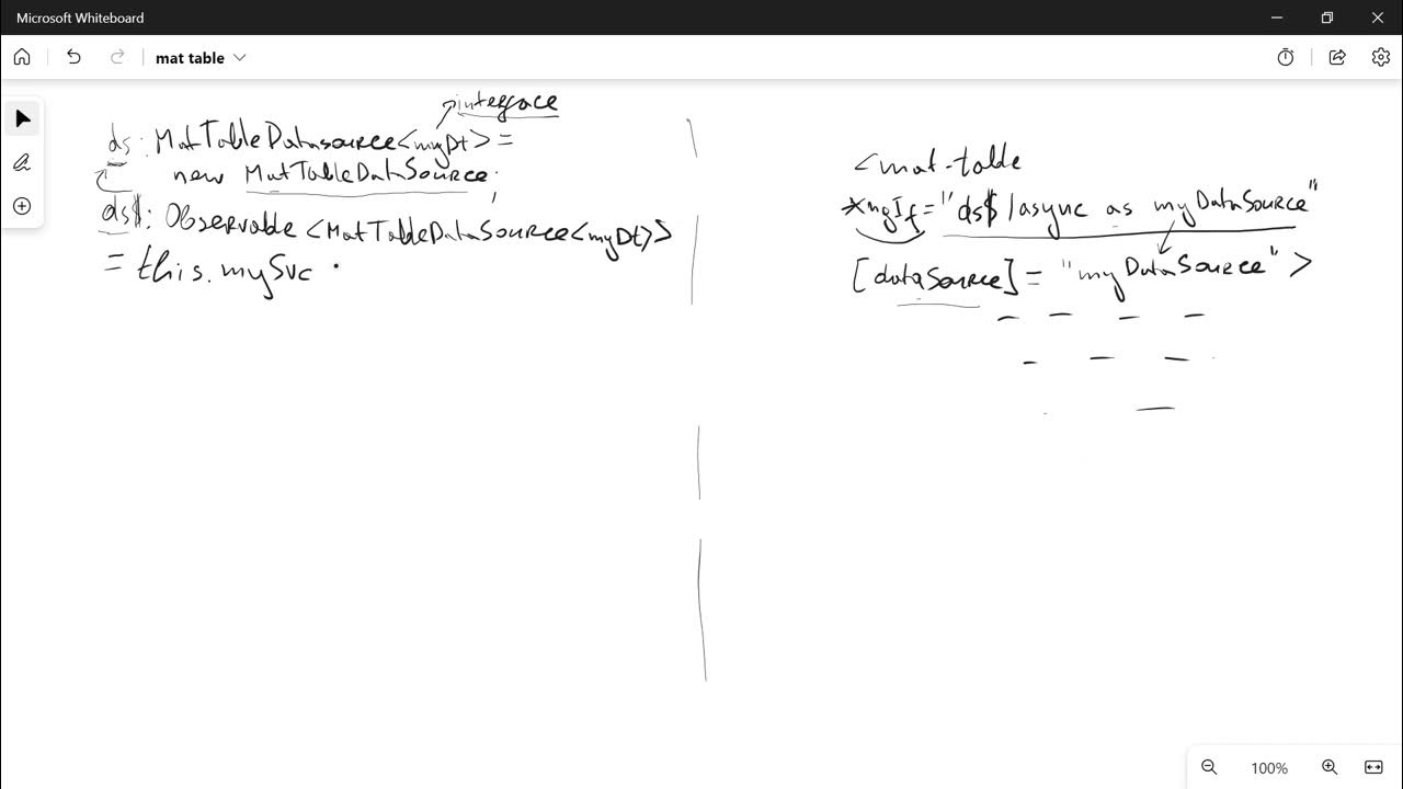 MatTable observable as datasource (Angular Material) - YouTube