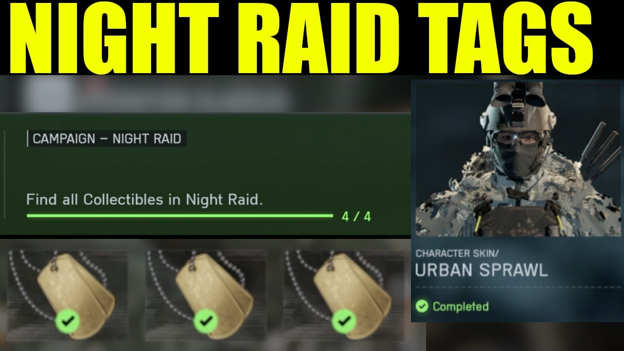 battlefield 6 - night raid all collectibles locations | find all ...