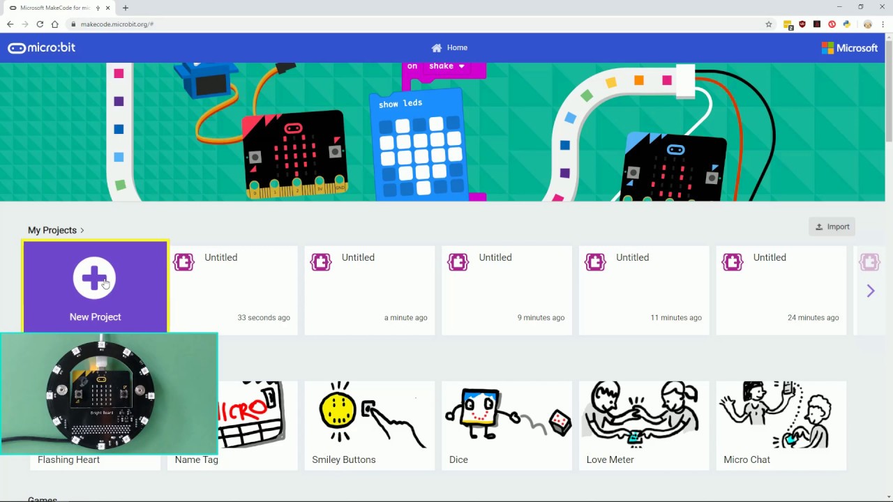 Getting Started With Micro:bit And The Make Code Editor - Youtube