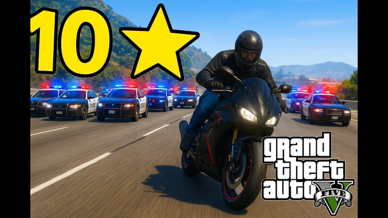 gta 5 10 star police chase 😱🫨🫢🤯🙀😲 DAY -1 #shorts #gta5 - YouTube