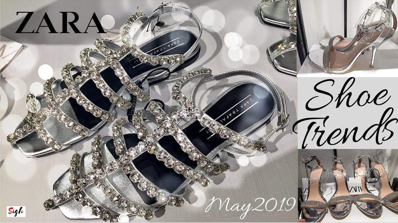 ZARA #May2019 Spring Summer SHOES * SANDALS Collection - YouTube