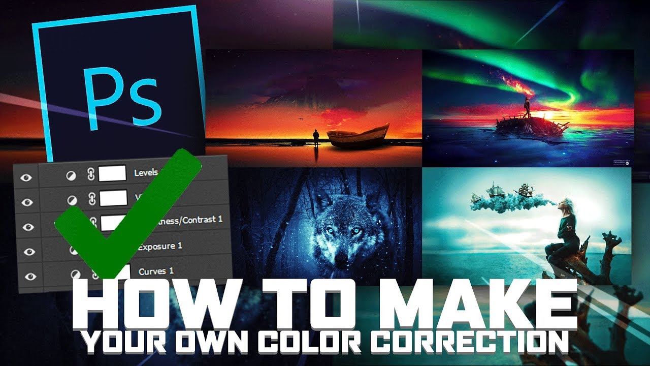 HOW TO MAKE YOUR OWN CUSTOM COLOR CORRECTION IN PHOTOSHOP CC 2020 ...