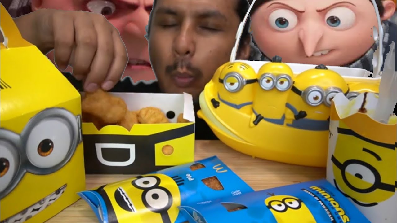 Isaac Osman Tasting show peminat animasi MINIONS wajib beli MCDONALD ...