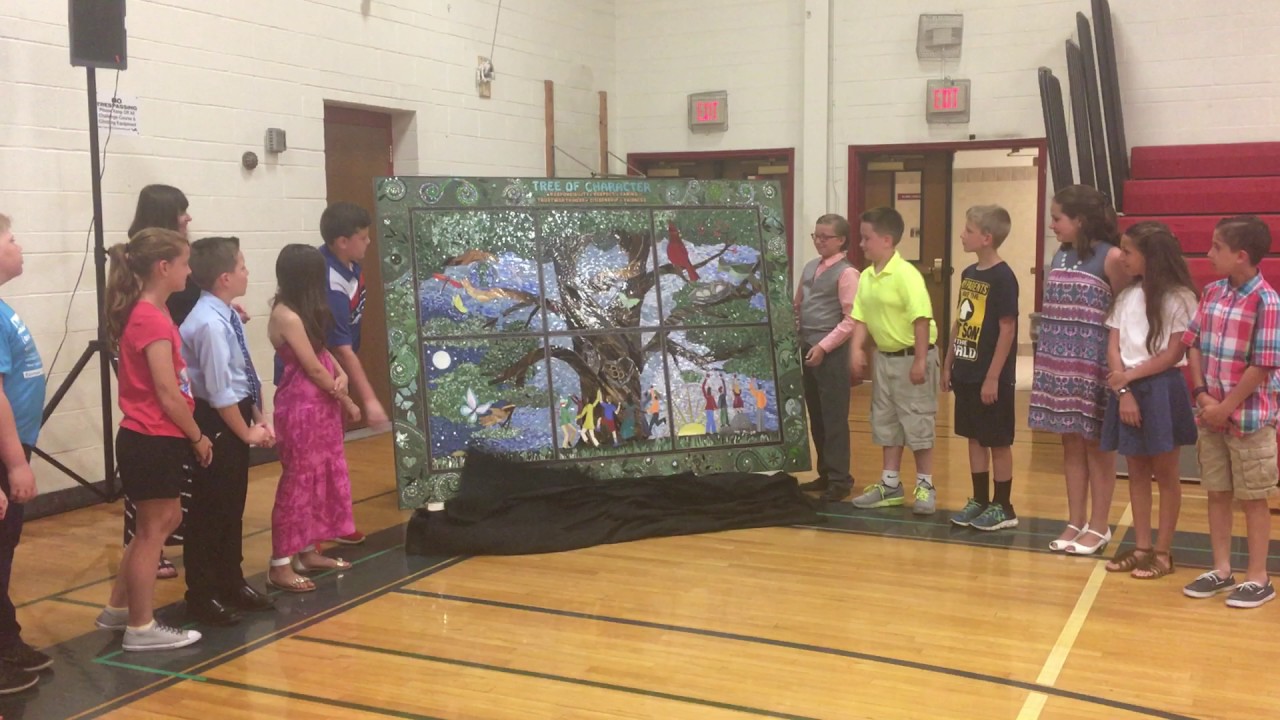 Tree of Character Mosaic Unveiling - YouTube