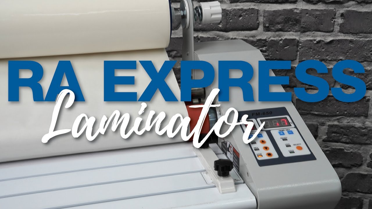 How to use the RA Express Laminator! - YouTube