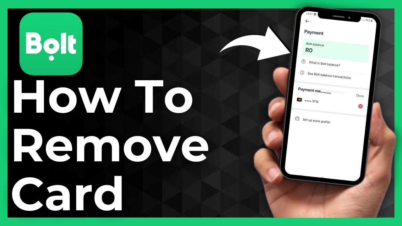 How To Remove Card On Bolt App - Full Guide - YouTube