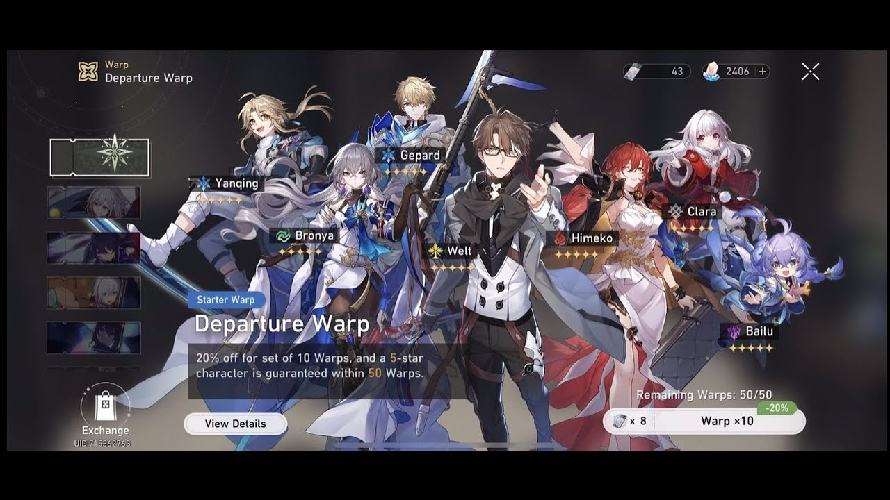 50 beginner banner pulls (HSR) - YouTube