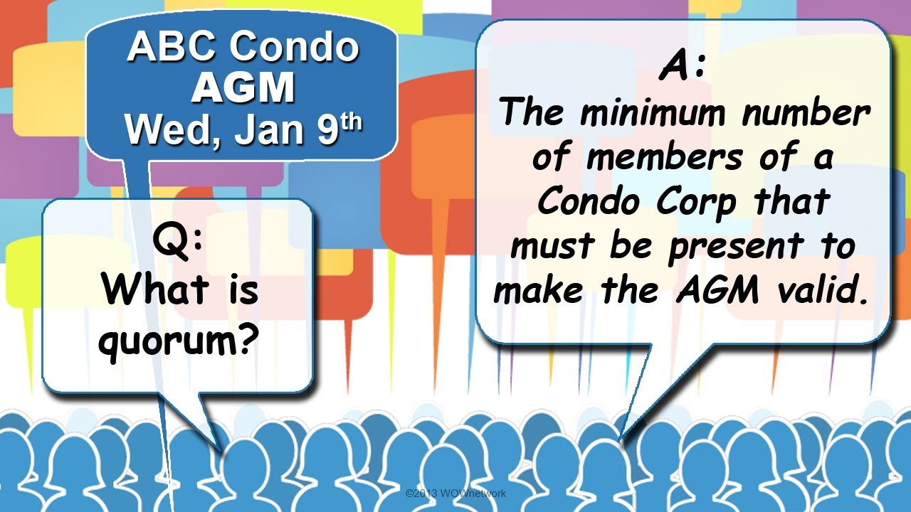 Communicating the AGM to Condo Residents - YouTube