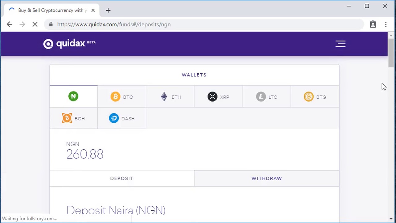 How to Fund your Quidax Wallet via Bank Deposit using Naira - YouTube