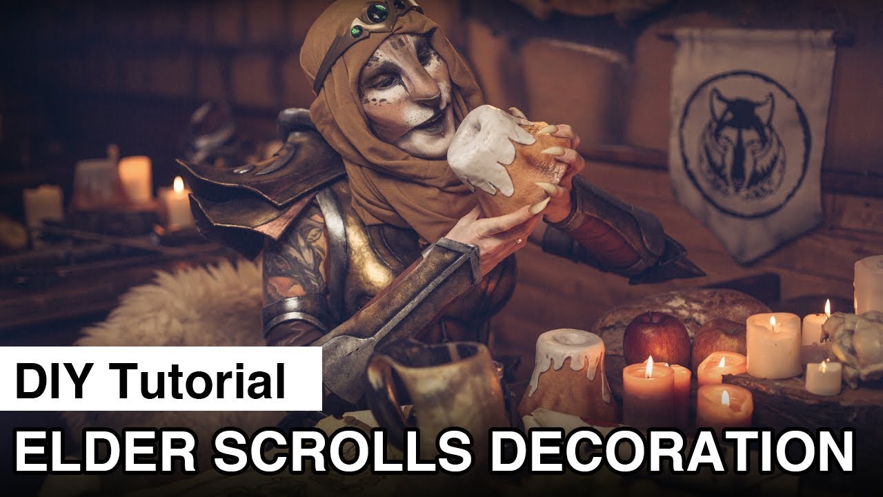 DIY Skyrim Decoration | Elder Scrolls Decoration - YouTube