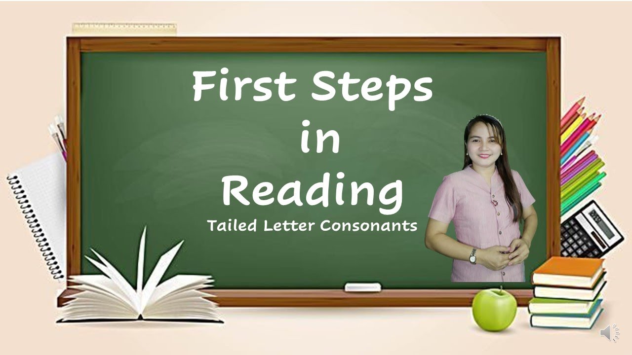 First Steps in Reading Tailed Letter Consonants - YouTube